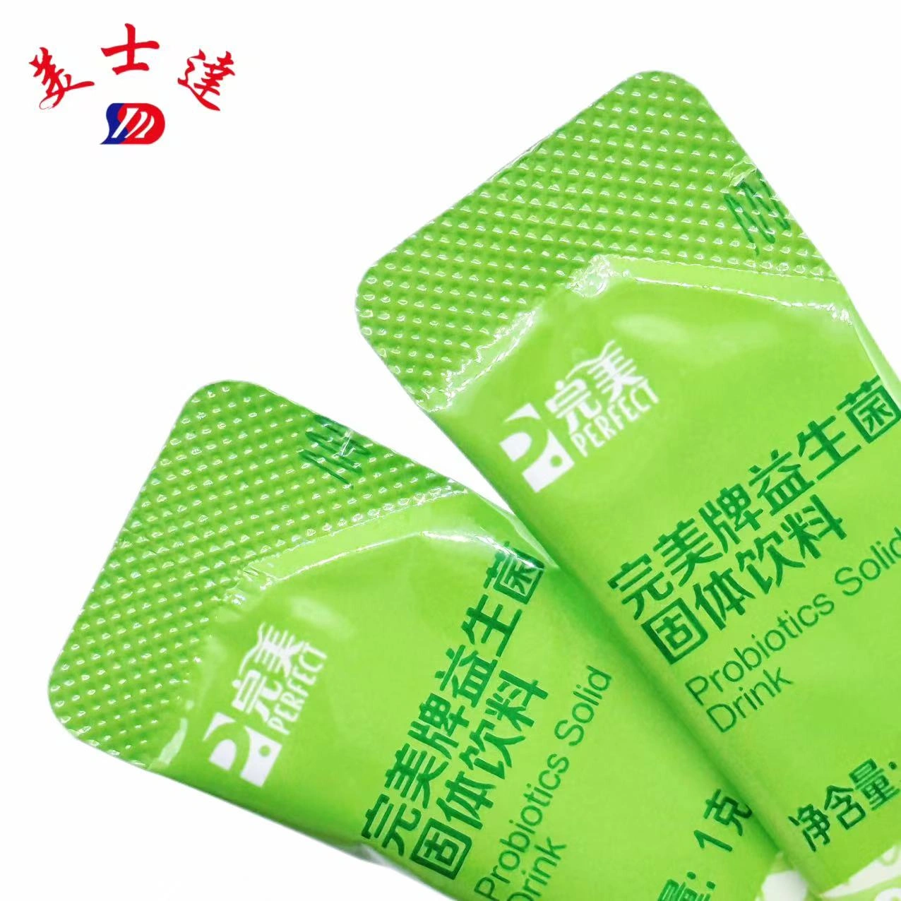 Custom Probiotic Sachet Pouch, Dietary Supplement Packaging Manufacturer
