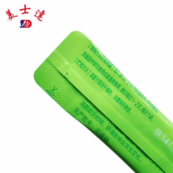 Custom Probiotic Sachet Pouch, Dietary Supplement Packaging Manufacturer