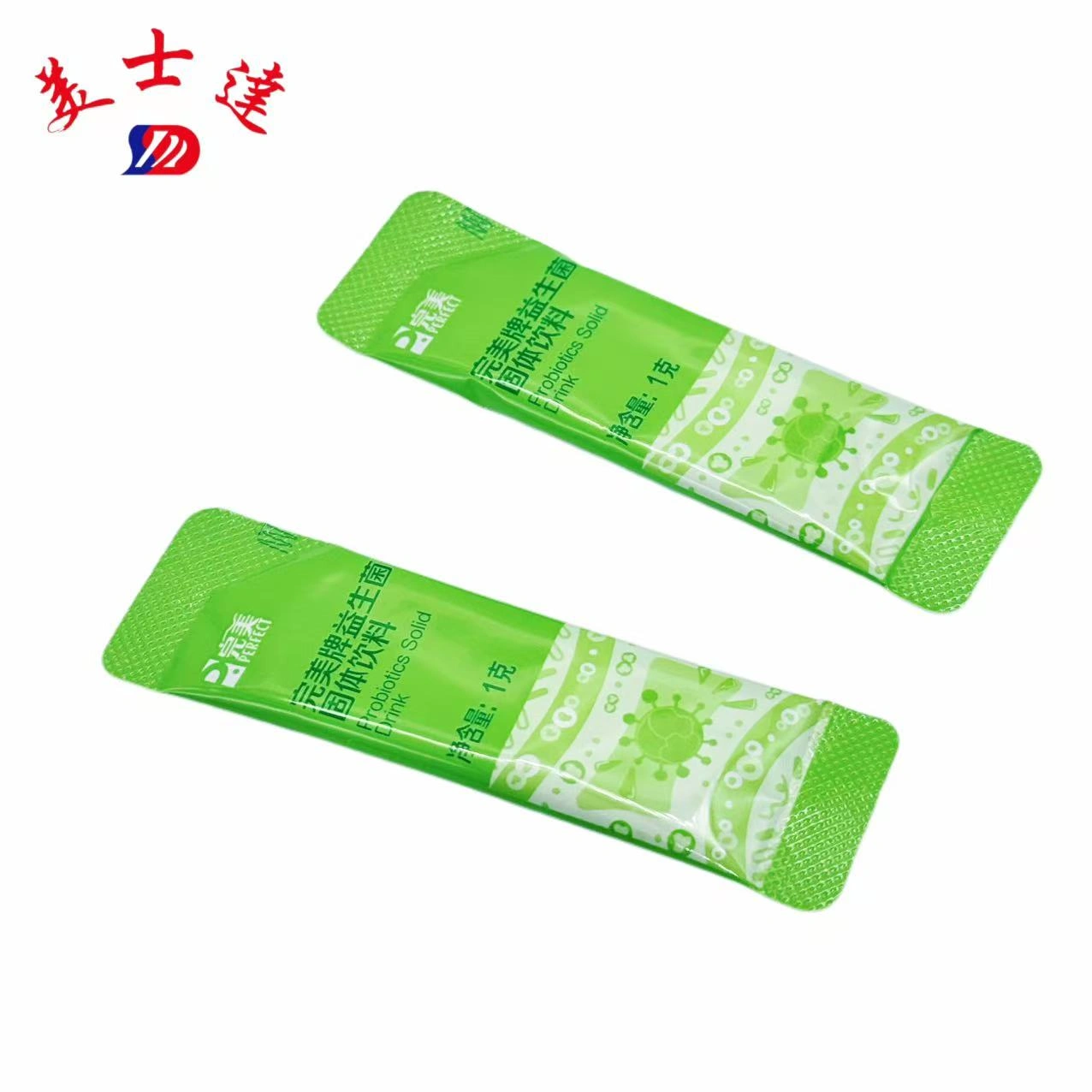Custom Probiotic Sachet Pouch, Dietary Supplement Packaging Manufacturer